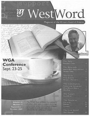 WestWord Covers Archive – Writers' Guild of Alberta